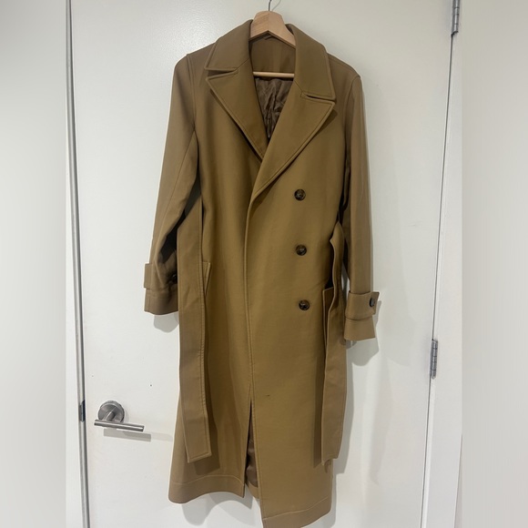 COS | Jackets & Coats | Cos Beige Color Trench Coat | Poshmark